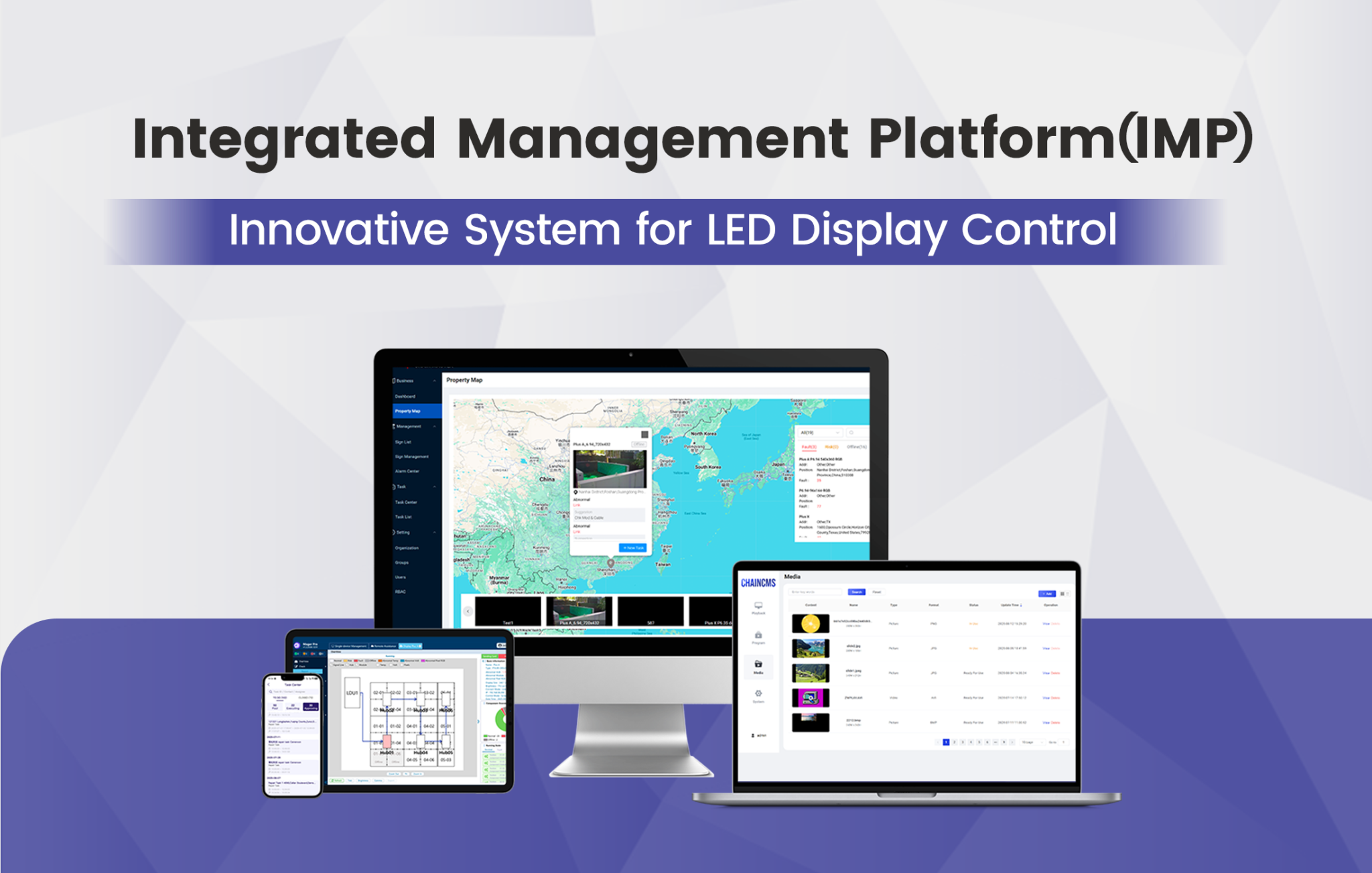 Integrated Management Platform (IMP) for Chainzone Outdoor LED Display ...
